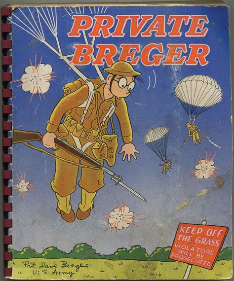 Private Breger His Adventures In An Army Camp By Breger Dave Good