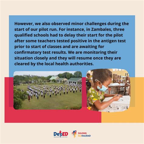 On The Start Of Pilot Implementation Of Limited Face To Face Classes