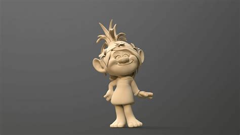 3d File Queen Poppy Fan Art From Trolls 👸 ・3d Printing Design To Download・cults