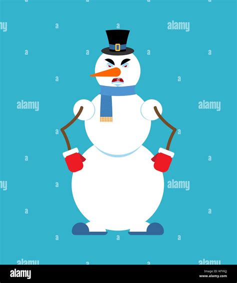 Evil Cartoon Snowman