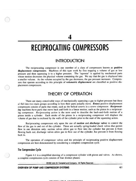 Reciprocating Compressors Pdf