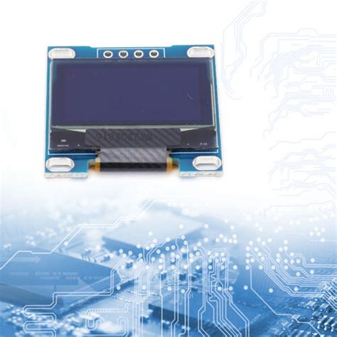 Oled Display Screen Circuit Board 128 64 Dc 3 3 5v I2c Iic For Arduino White Ebay