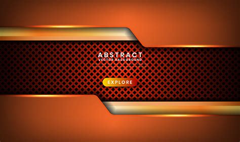3d 브라운 럭셔리 추상적 배경 오렌지 라이트 라인 효과 장식어두운 공간에 겹치는 레이어 전단지 카드 커버 배너 또는 방문