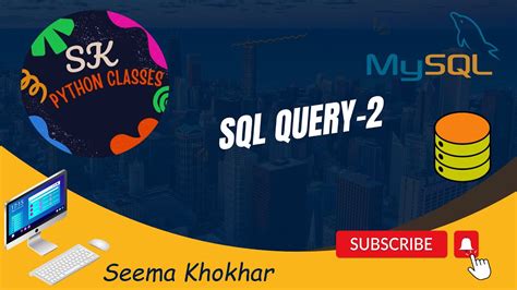 How To Write Sql Query Question 2 4 Marks Questionmysql Youtube