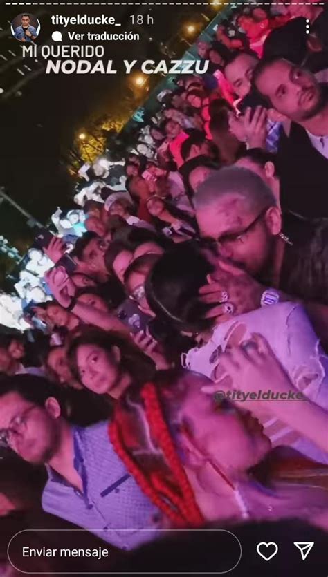 Captaron A Nodal Y Cazzu Besándose En Concierto De Wisin Y Yandel Infobae