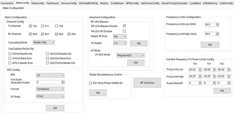 AWR How To Use MmWave Studio To Change Setting Sensors Forum Sensors TI E E Support