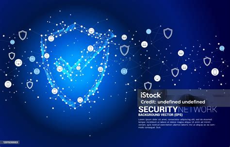 도트에서 보호 쉴드 아이콘은 라인 다각형 네트워크와 휴대 전화 및 It 장치를 연결합니다 0명에 대한 스톡 벡터 아트 및 기타 이미지 0명 3차원 형태 건축물
