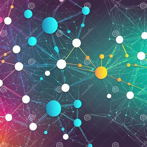 Neural Network Visualization Background Stock Illustration Illustration Of Flow Analysis