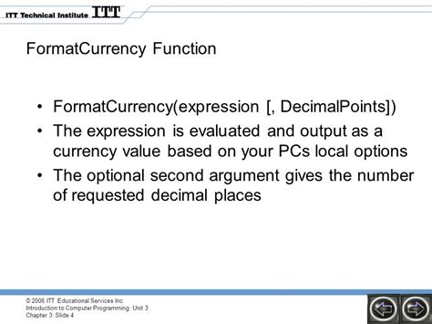 © 2006 Itt Educational Services Inc Introduction To Computer