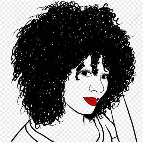 패션 곱슬 소녀 일러스트 눈모자구성하다요약 Png 일러스트 무료 다운로드 Lovepik