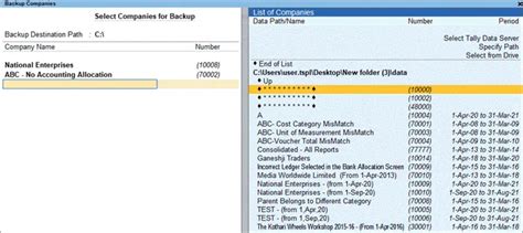 Important Guide On How To Take Backup In Tally ERP 9 For Knowledge