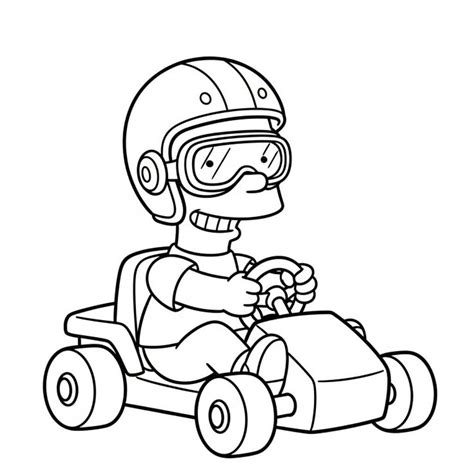 Fise De Colorat Cu Desenează Bart Simpson Imprimabile Pentru Copii