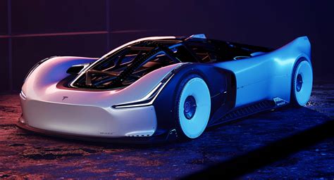 Tesla Spacex Model R Imagined As A 2 950 Hp Hypercar With Rocket Boosters Carscoops