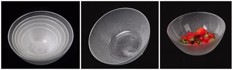 재사용 독특한 진주 디자인 유리 아이스크림 그릇 세트