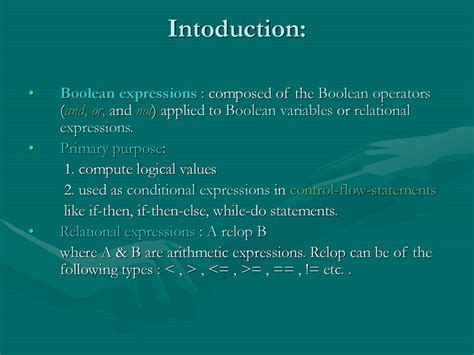 Three Address Code Generations For Boolean Functions Ppt Download