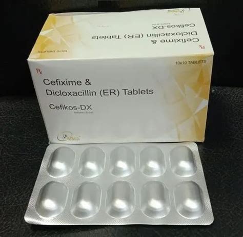 Cefikos Dx Cefixime Dicloxacillin Tablet 10 10 Tablets Prescription
