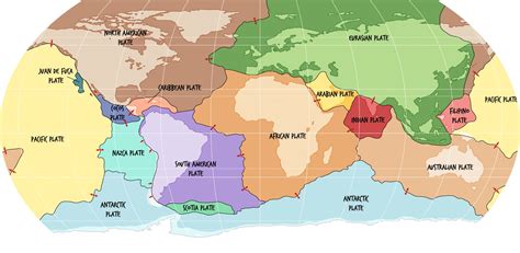 Map Showing The Plate Tectonic Setting Of Western North America Hot