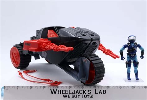 Cobra Stun W Driver Complete GI Joe Hasbro Action Figure Vehicle Wheeljack S Lab