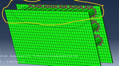 Connection Interaction Between A Pipe And Plate Abaqus Fea