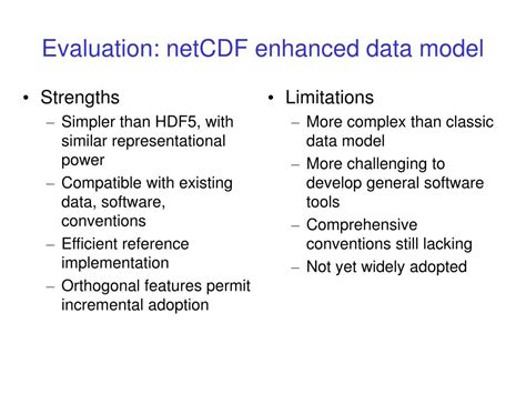 PPT Adapting Software To NetCDF S Enhanced Data Model PowerPoint Presentation ID 6709013