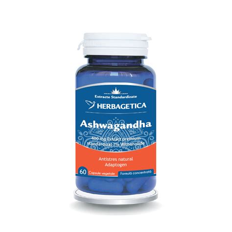 Ashwagandha, 60 capsule, Herbagetica | Dr.Max Farmacie