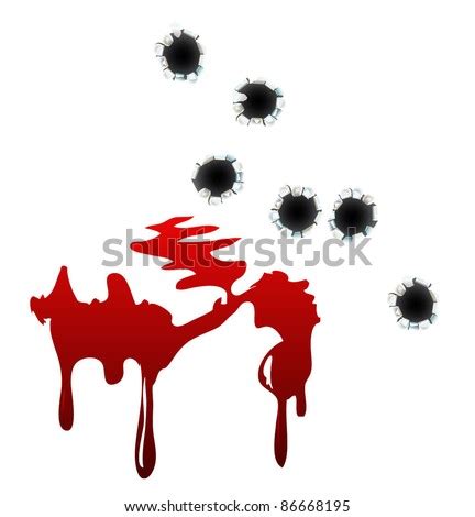Bullet Hole Blood Stock Images Royalty Free Images Vectors Shutterstock