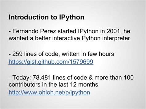 Introduction To Ipython And Notebook Pdf
