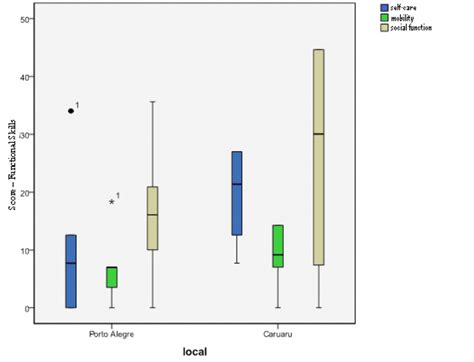 Graph Demonstrating The Difference Between Scores Of Functional Download Scientific Diagram