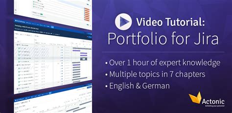 Video Tutorial Portfolio For Jira Actonic Unfolding Your Potential