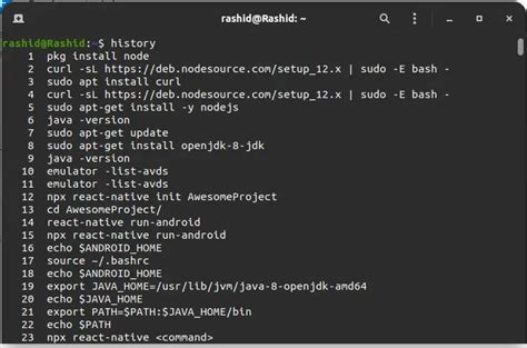 How To Show History Of Commands Used On Ubuntu Terminal Softtuts