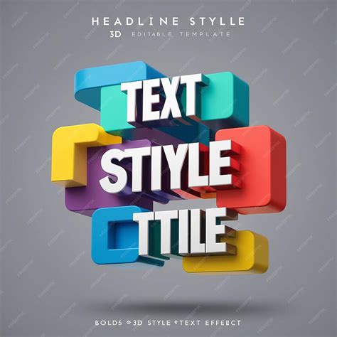 Editable 3d Text Effect Vector Illustration Cartoons Clipart And Line Art Design Editable 3d Tex