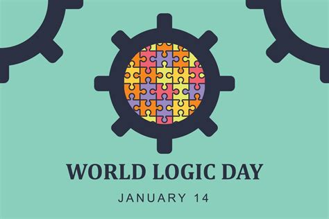 World Logic Day Background 16135786 Vector Art At Vecteezy