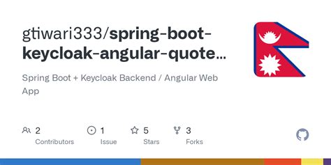 GitHub Gtiwari Spring Boot Keycloak Angular Quote App Spring Boot Keycloak Backend
