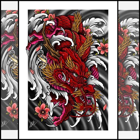 Hình Xăm đầu Lâu Hình Xăm Hoa Sen Hình Xăm Irezumi