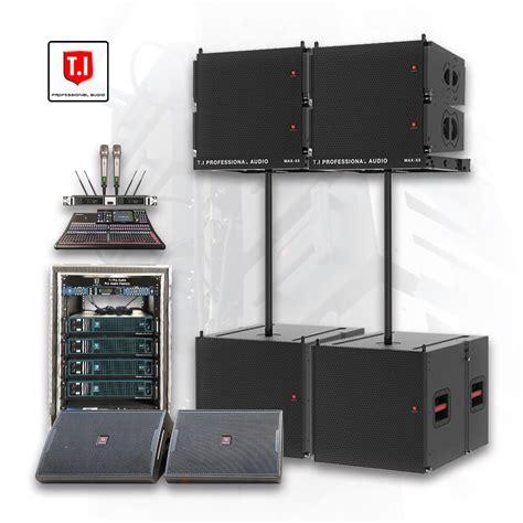 65 Inch Professional Audio Stage Concert Speaker Two Way Passive Line Array Speakers Sound