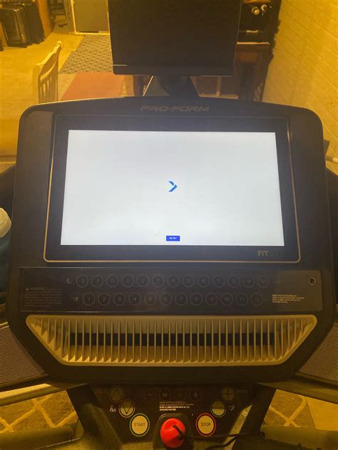 Treadmill Stuck On “retry” Screen… R Ifit