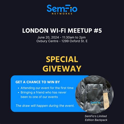 Semfio Networks On Linkedin Wifimeetup Techevent Londonontario