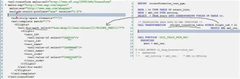 Techsap Xslt Pgm Of Transforming An Int Table Into Xml Tree Using Tx Xslttool Strans Abap