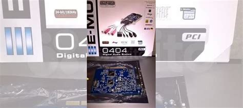 Звуковая карта Creative E Mu 0404 купить в Москве Электроника Авито