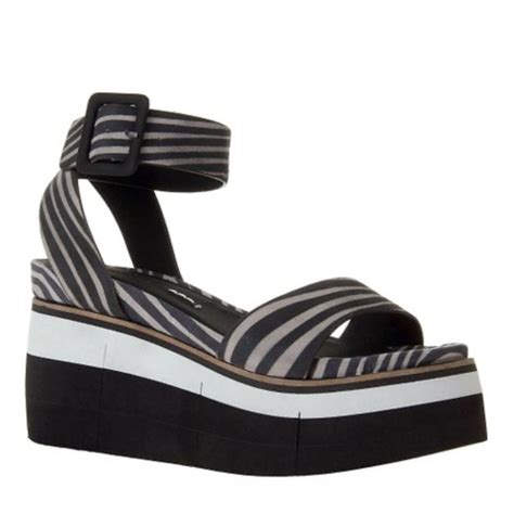 Naked Feet Shoes Naked Feet Altezza Foam Zebra Chunk Platform