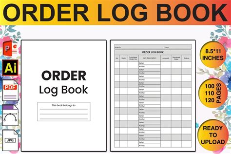 Order Log Book Kdp Interior Graphic By Mb Studio · Creative Fabrica