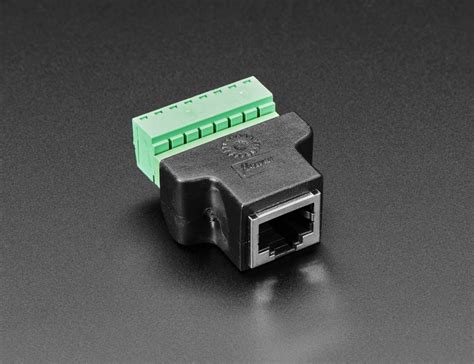 NEW PRODUCT RJ Terminal Block To Ethernet Socket Adapter Adafruit Industries Makers