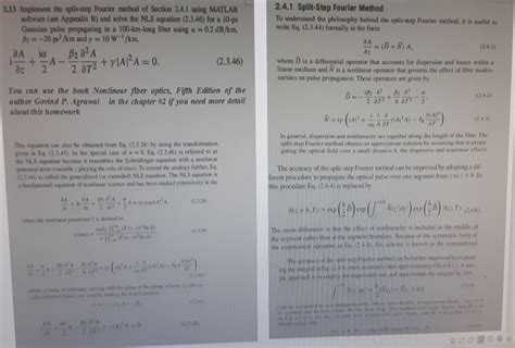 213 Implement The Split Step Fourier Method Of