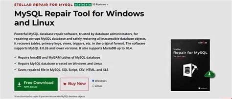 Stellar Repair For Mysql 2022 Review
