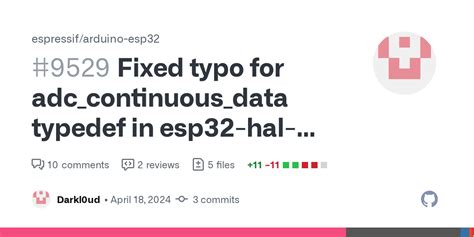 Fixed Typo For Adccontinuousdata Typedef In Esp32 Hal Adchc By