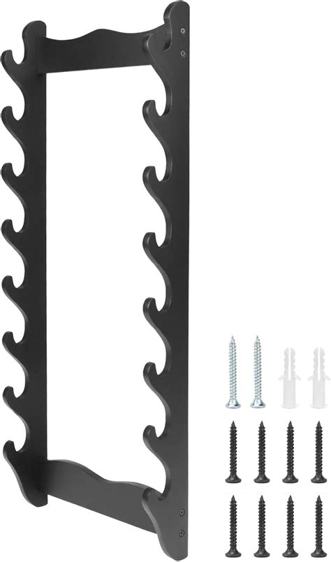Qwork® 8 Tier Schwerthalter Katana Ständer Katana Wandhalterung Von