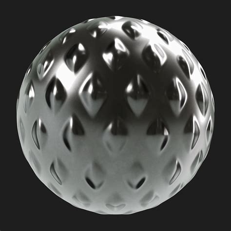 Steel Diamond Emboss Pattern On Substance 3d Assets