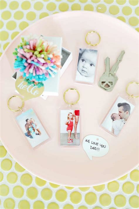 Easy Photo Keychain DIY A Beautiful Mess
