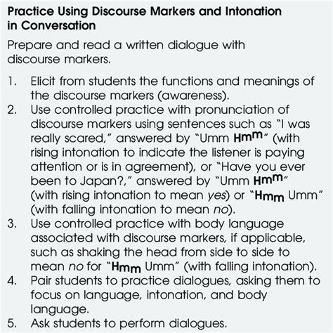 An Instructional Sequence To Help Babes Learn Discourse Markers And
