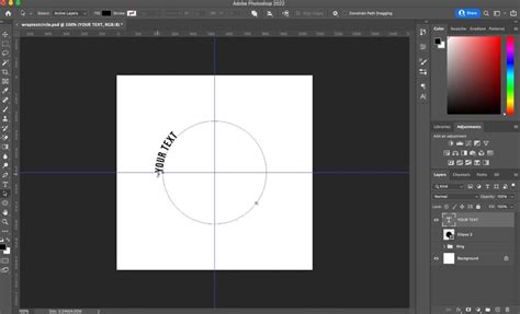How To Wrap Text Around A Circle In Photoshop Design With Dale